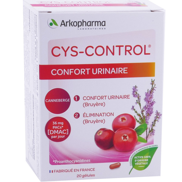 ARKOPHARMA CYS-CONTROL CONFORT URINAIRE 20 GÉLULES