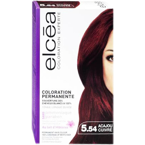 NOREVA ELCEA COLORATION PERMANANTE 5.54 ACAJOU CUIVRE