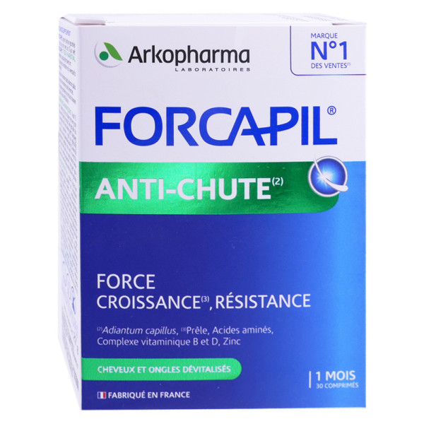 ARKOPHARMA FORCAPIL ANTI-CHUTE 30 COMPRIMES