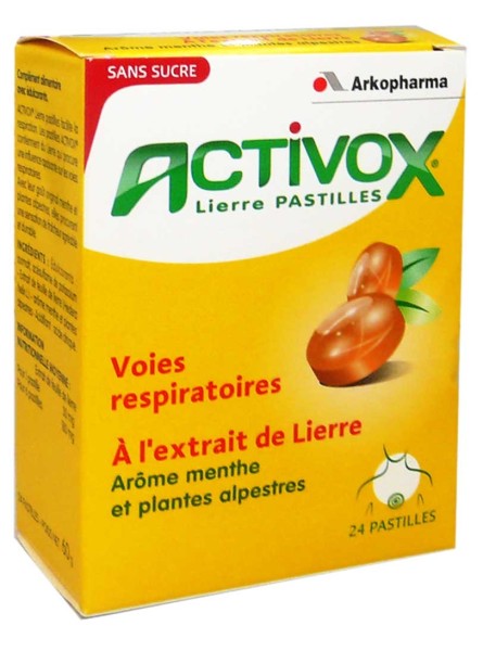 nsfp ARKOPHARMA ACTIVOX 24 PASTILLES