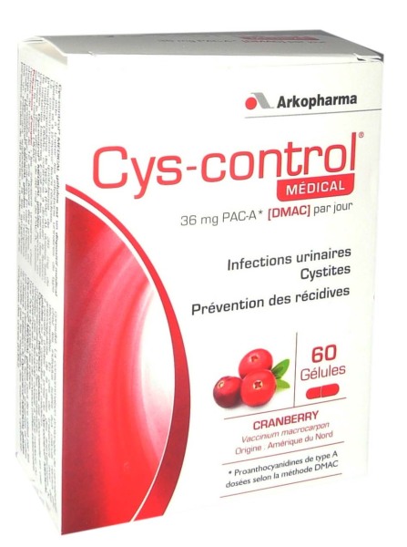 ARKOPHARMA CYS-CONTROL MEDICAL 60 GELULES