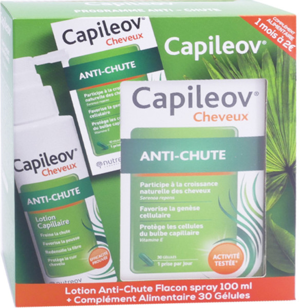 CAPILEOV ANTI-CHUTE LOTION 100ML+ 30 GÉLULES