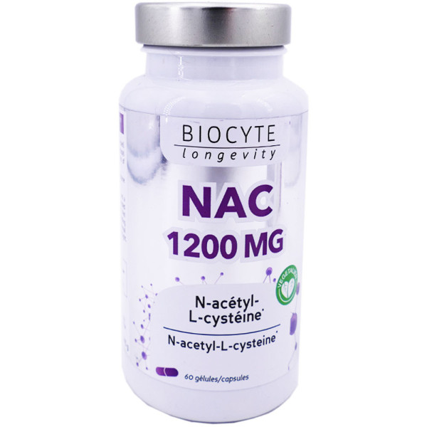 BIOCYTE NAC 1200MG 60 GELULES