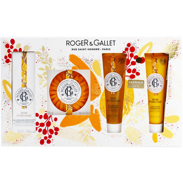 ROGER & GALLET COFFRET BOIS D'ORANGE 4 SOINS