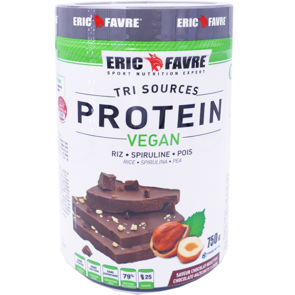 ERIC FAVRE PROTEIN VEGAN CHOCOLAT NOISETTES 750G