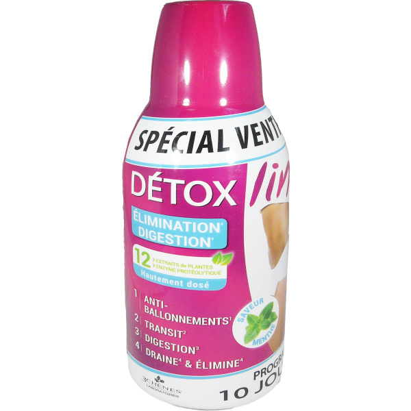 3 chenes detoxlim special ventre saveur menthe 500 ml
