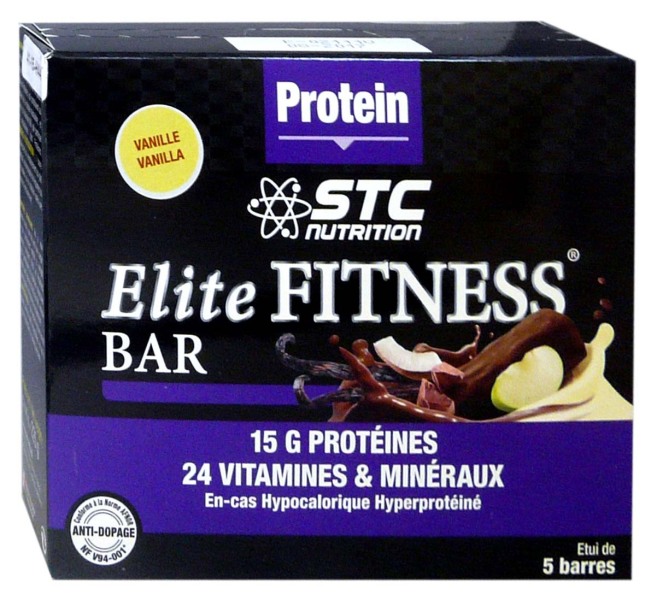 STC NUTRITION ELITE FITNESS VANILLE 5 BARRES
