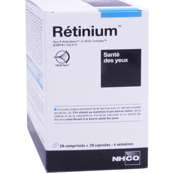 NHCO RETINIUM 28 COMPRIMES + 28 CAPSULES SANTE DES YEUX