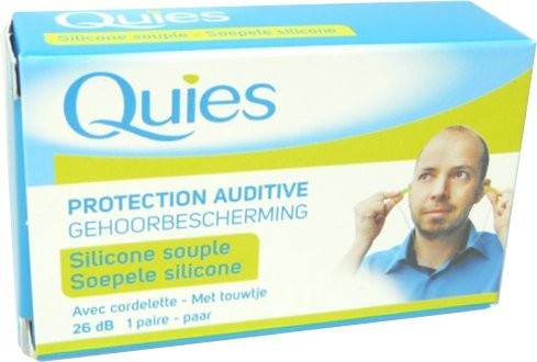 QUIES PROTECTION AUDITIVE SILICONE SOUPLE 1 PAIRE