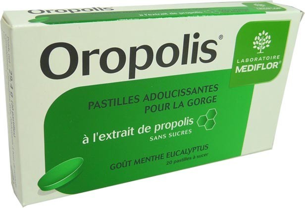 OROPOLIS PASTILLES ADOUCISSANTES POUR GORGE MENTHE EUCALYPTUS