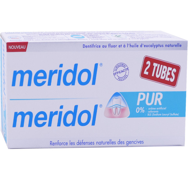 MERIDOL DENTIFRICE PUR 2X 75 ML