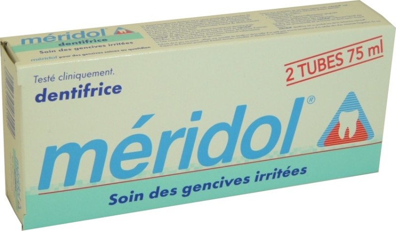 MERIDOL LOT DE 2 TUBES DE 75 ML