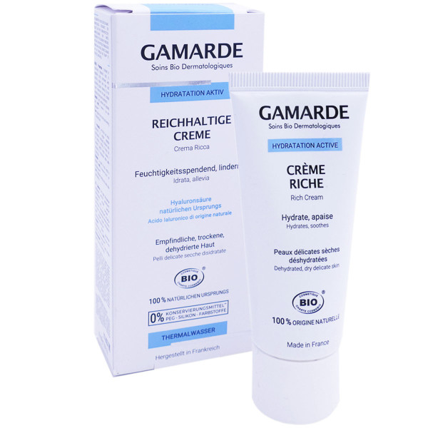 GAMARDE CREME HYDRATANTE RICHE 40ML