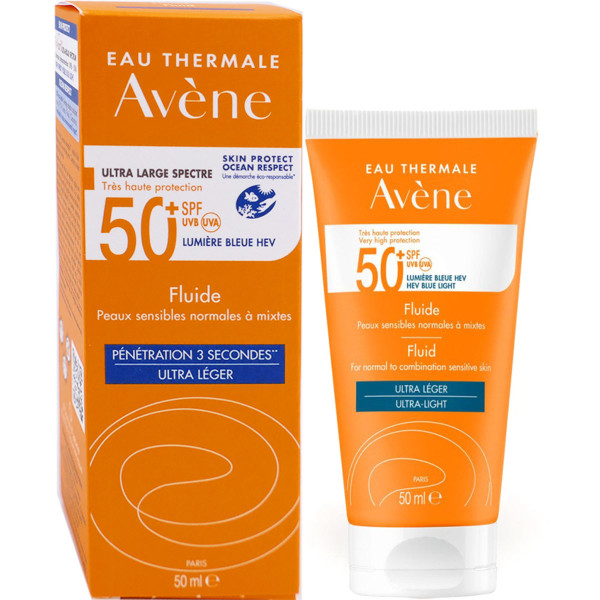 AVENE FLUIDE SOLAIRE SPF50+ 50ML